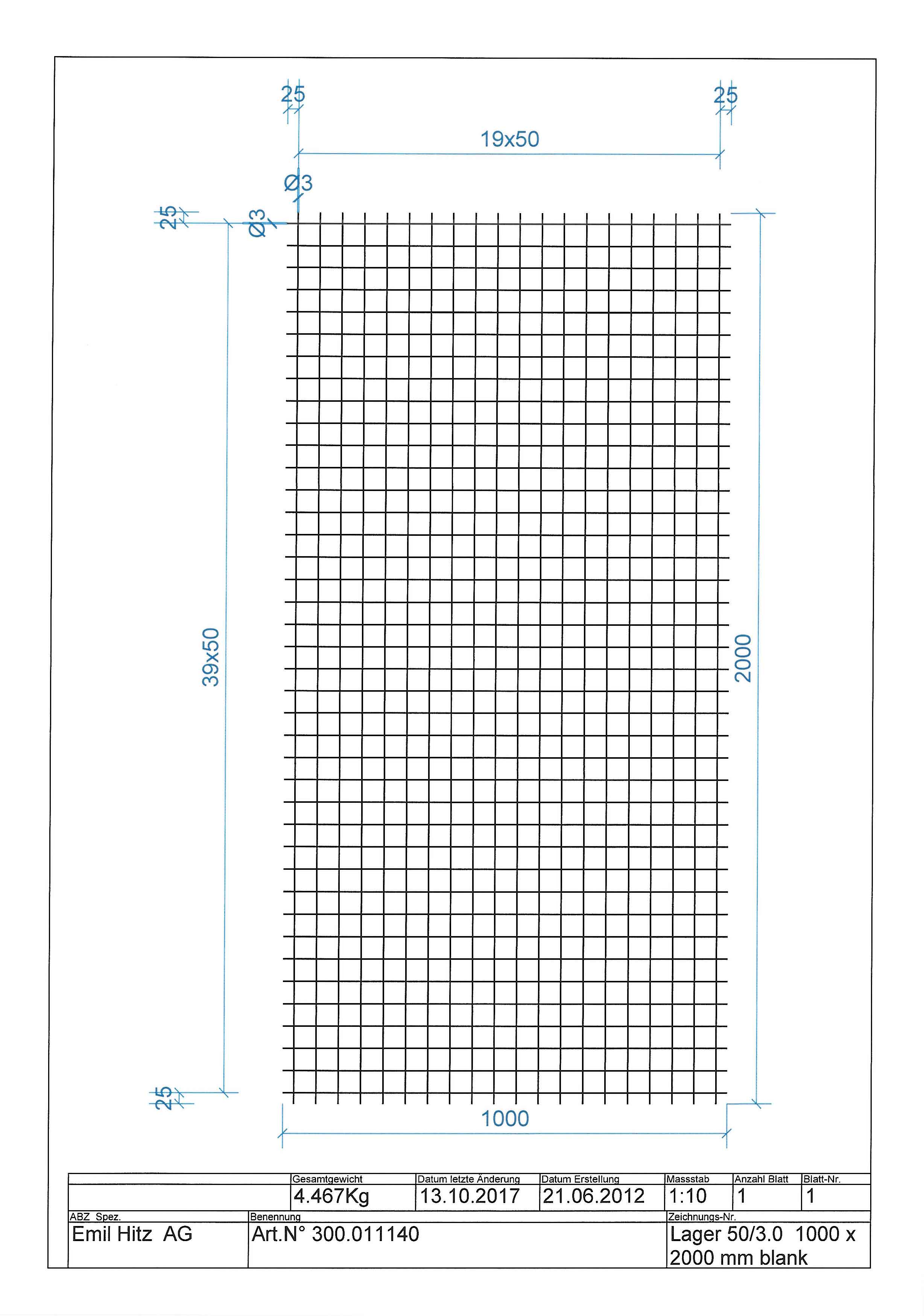 Geschweisste Gitter Tafeln